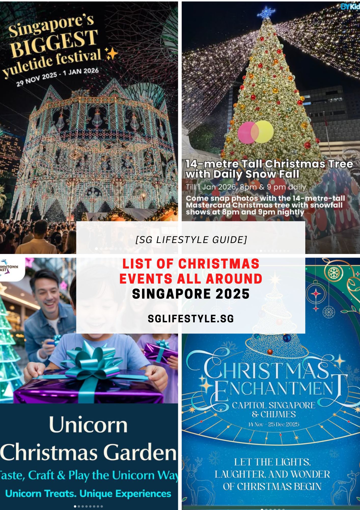 SG Lifestyle Christmas Event Guide 2025 - SGLIFESTYLE.SG